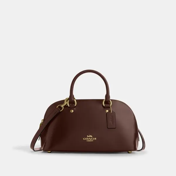 COACH OUTLET Coach Lara Satchel Bag - Gold/maple