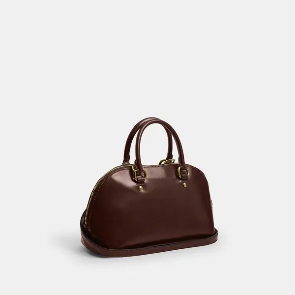 COACH OUTLET Coach Lara Satchel Bag - Gold/maple
