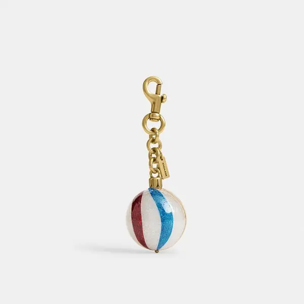 COACH OUTLET Coach Ornament Bag Charm - Brass/multi