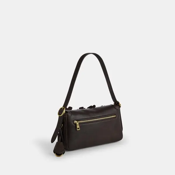 COACH OUTLET Coach Small Flap Shoulder Bag With Floral Applique