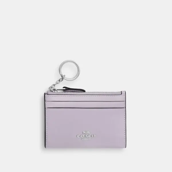 COACH OUTLET Mini Skinny Id Case - Silver/light Amethyst