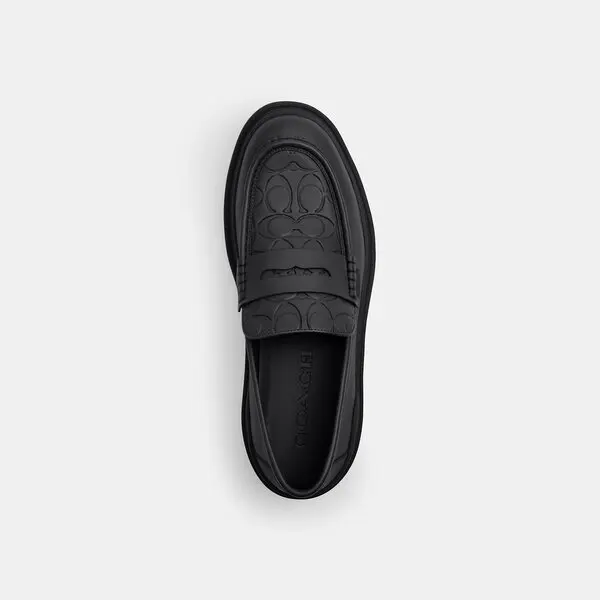 COACH OUTLET Coach Signature Print Loafers