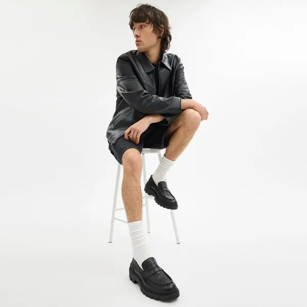 COACH OUTLET Coach Signature Print Loafers