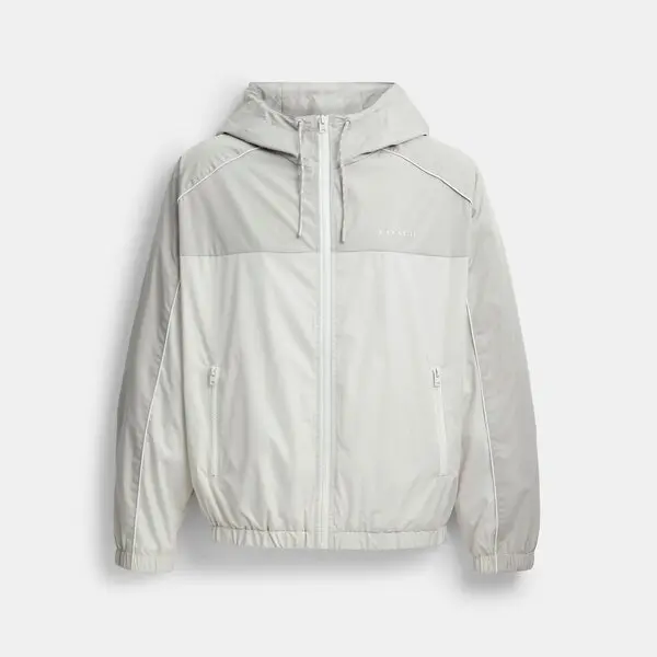 COACH OUTLET Hooded Windbreaker - Dove