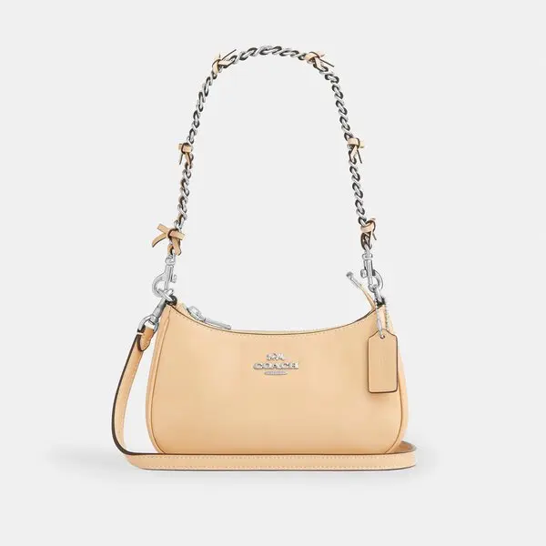COACH OUTLET Coach Teri Crossbody Bag With Bow Detail - Silver/light Sand