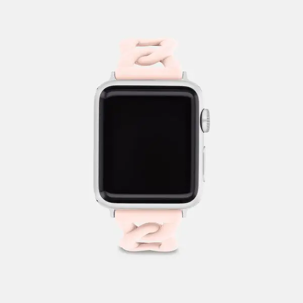 COACH OUTLET Signature Coated Canvas Apple Watch® Strap - Blush