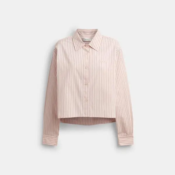 COACH OUTLET Coach Cotton Button-down Shirt - Pink