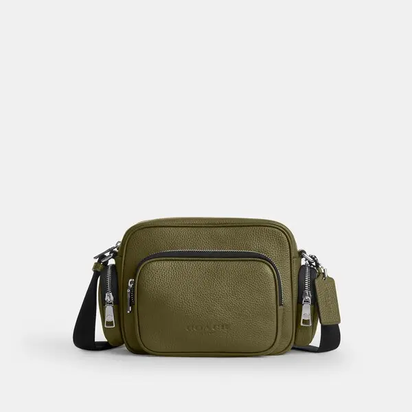 COACH OUTLET Fletcher Crossbody Bag - Silver/olive