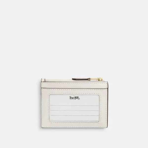 COACH OUTLET Coach Mini Skinny Id Case With Quilting - Gold/chalk