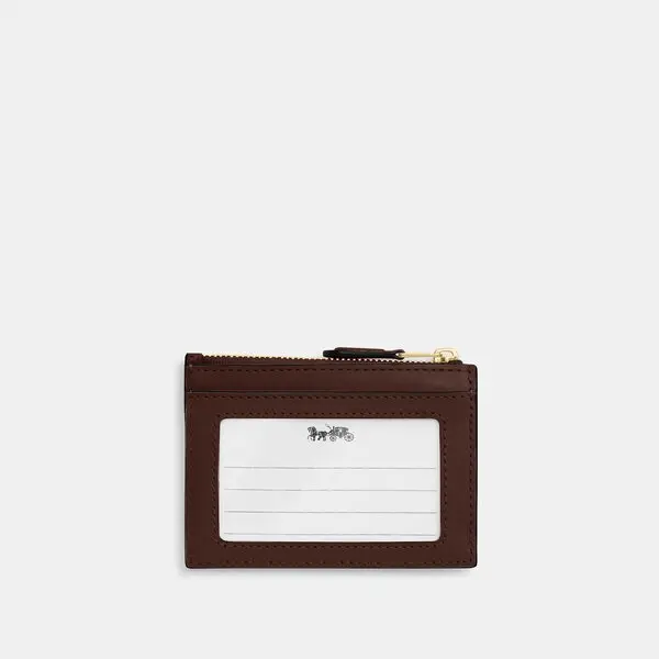 COACH OUTLET Coach Mini Skinny Id Case With Quilting - Gold/maple
