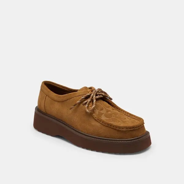 COACH OUTLET Chukka Boot In Signature Suede - Tobacco/maple