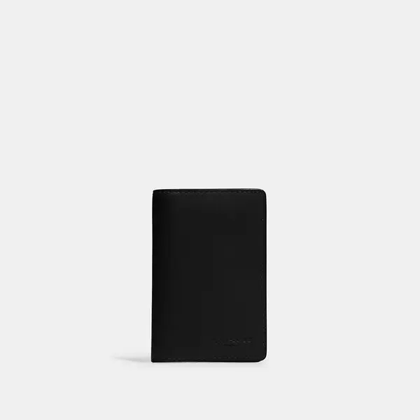 COACH OUTLET Id Wallet - Gunmetal/black