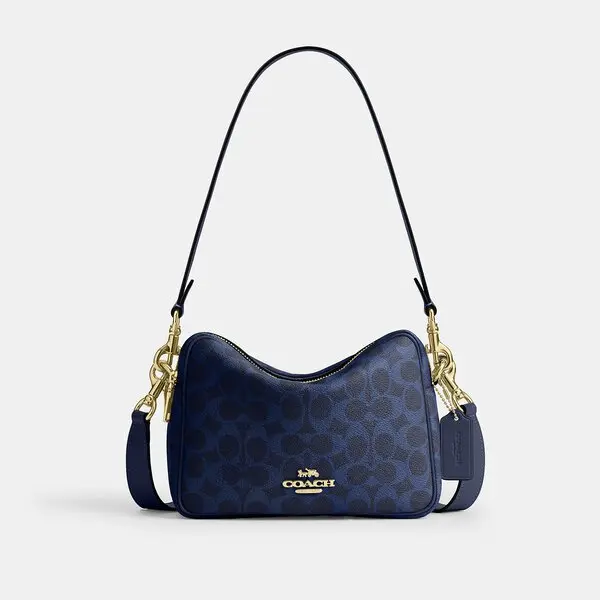COACH OUTLET Carey Crossbody Bag - Gold/navy