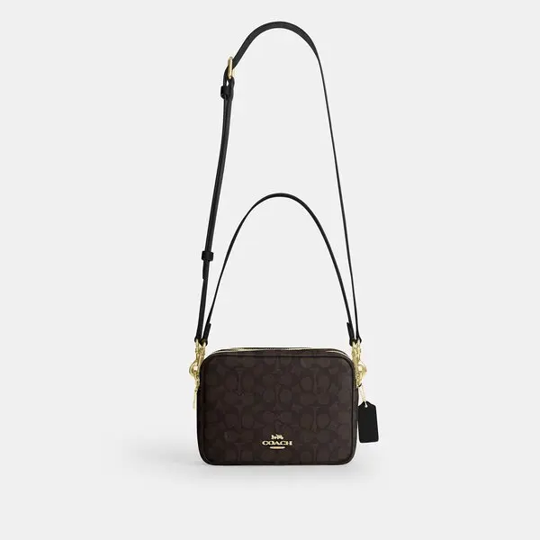 COACH OUTLET Coach Carey Crossbody Bag - Gold/walnut/black