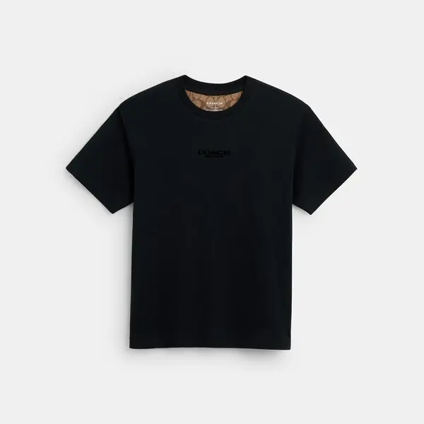 COACH OUTLET Embellished Logo T-shirt - Black