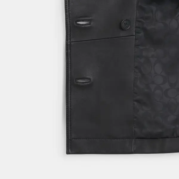 COACH OUTLET Mini Leather Trench Coat