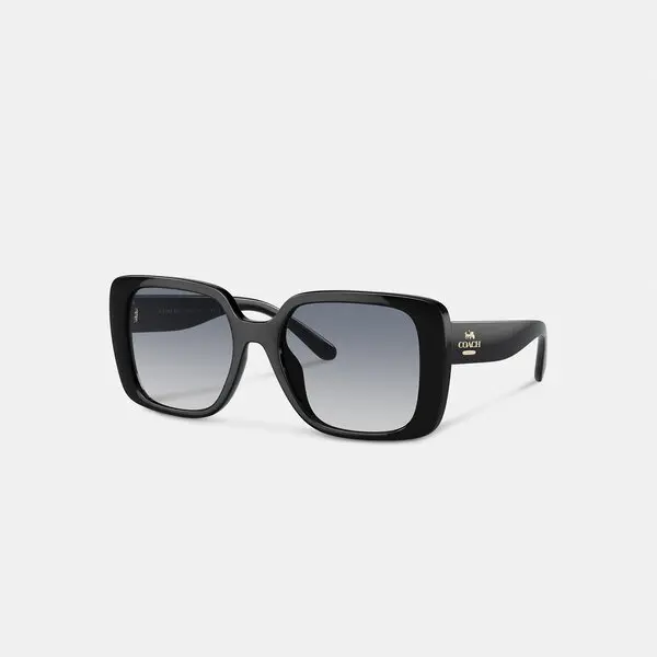 COACH OUTLET Oversized Square Sunglasses - Black
