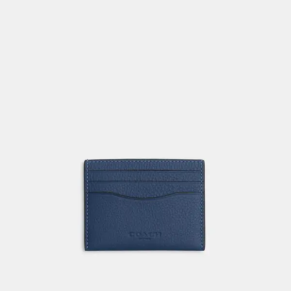 COACH OUTLET Slim Id Card Case - Deep Blue
