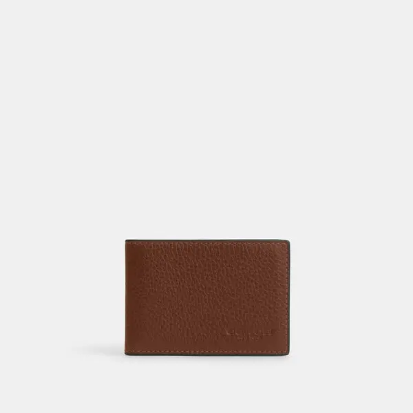 COACH OUTLET Compact Billfold Wallet - Saddle
