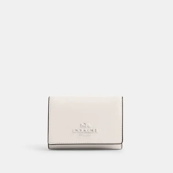 COACH OUTLET Micro Wallet - Silver/chalk