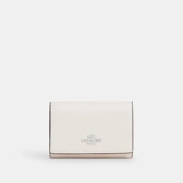 COACH OUTLET Micro Wallet - Silver/chalk