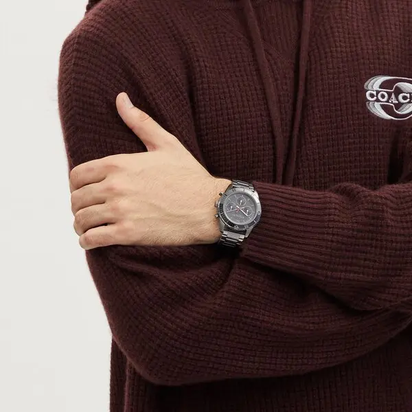 COACH OUTLET Chronograph Watch - Dark Grey