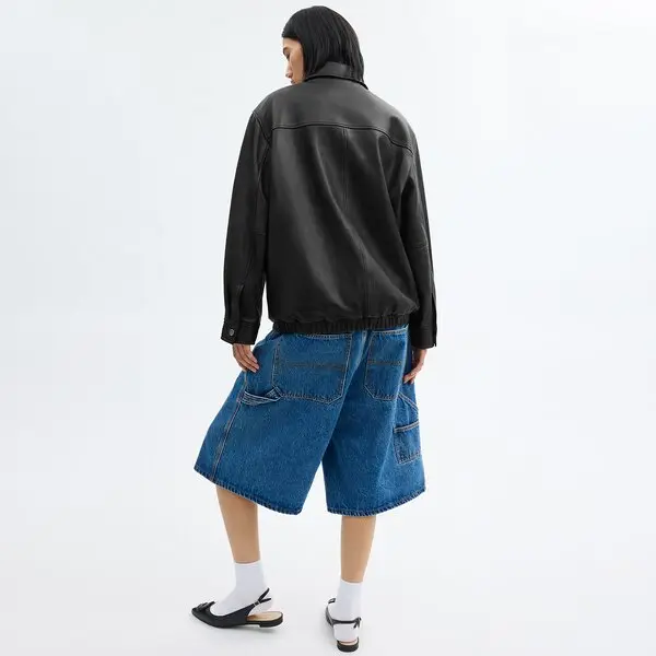 COACH OUTLET Oversized Leather Jacket