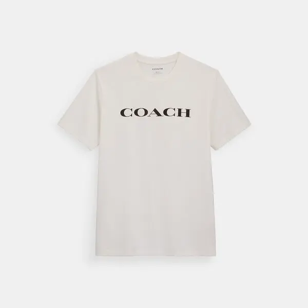 COACH OUTLET Coach Organic Cotton T-shirt With Logo - White
