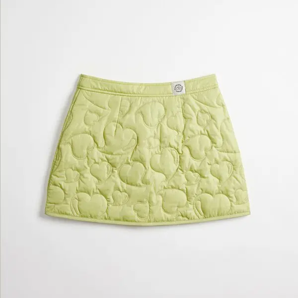 COACHTOPIA Loop Quilted Heart Mini Skirt