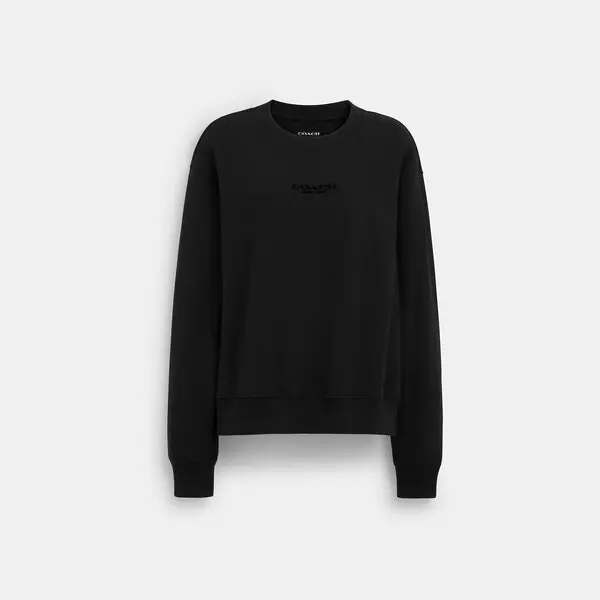 COACH OUTLET Coach Crewneck Sweatshirt - Black