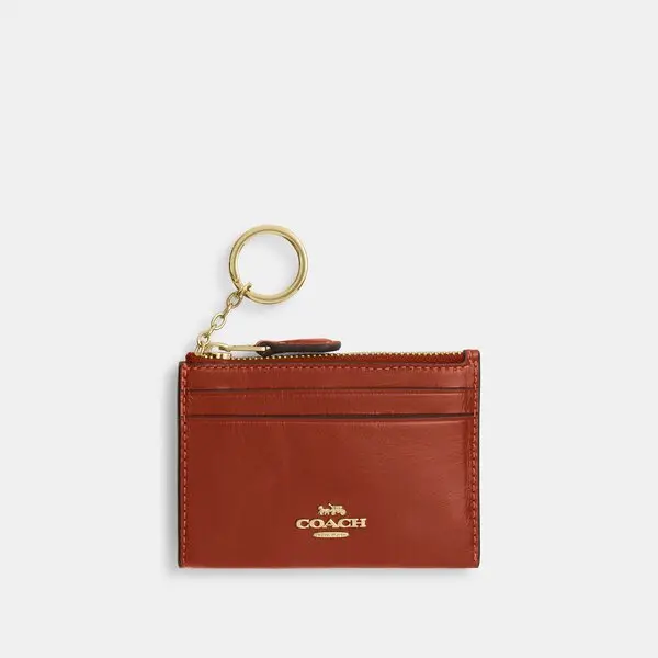 COACH OUTLET Mini Skinny Id Case - Gold/cinnamon
