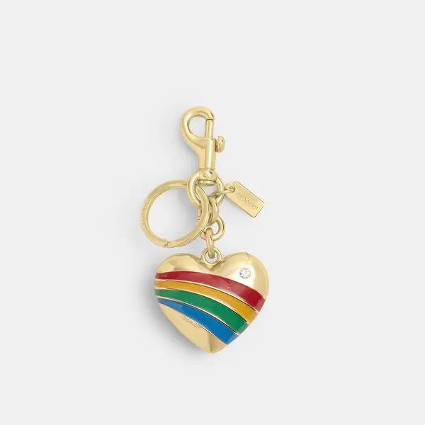 COACH OUTLET Heart Bag Charm - Gold