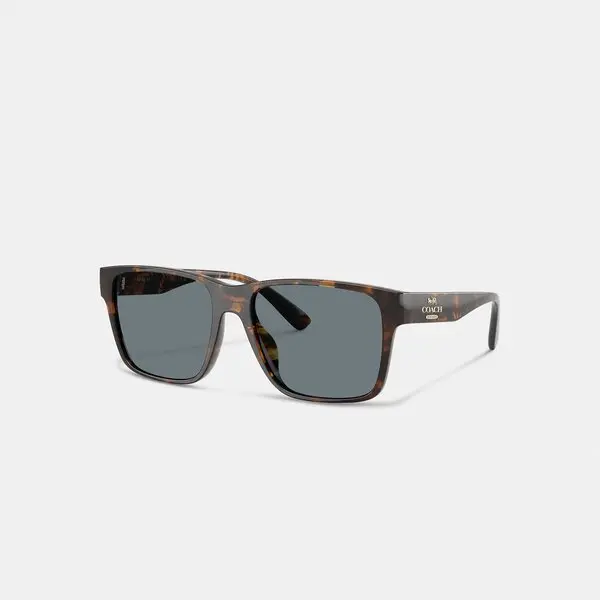 COACH OUTLET Coach Square Frame Sunglasses - Dark Tortoise