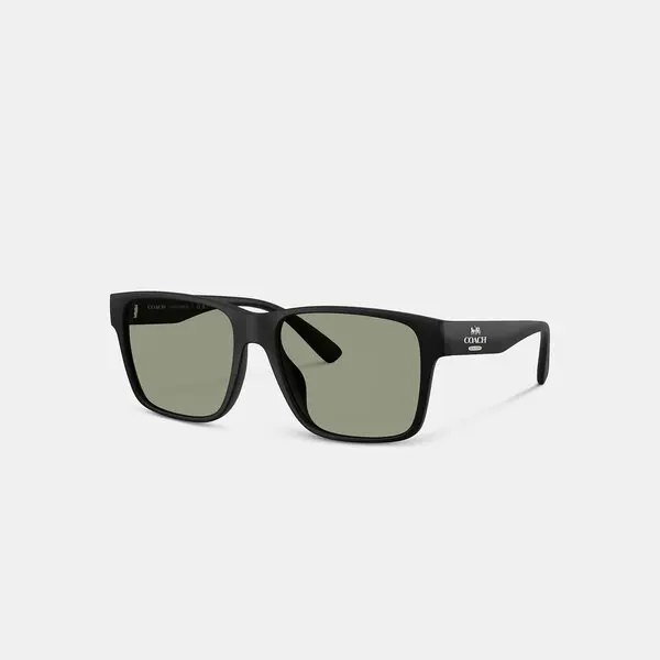 COACH OUTLET Coach Square Frame Sunglasses - Matte Black