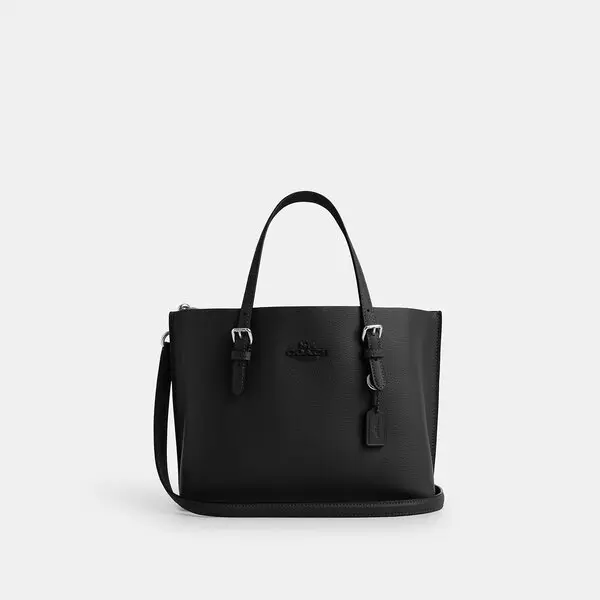 COACH OUTLET Mollie Tote Bag 25 - Silver/black
