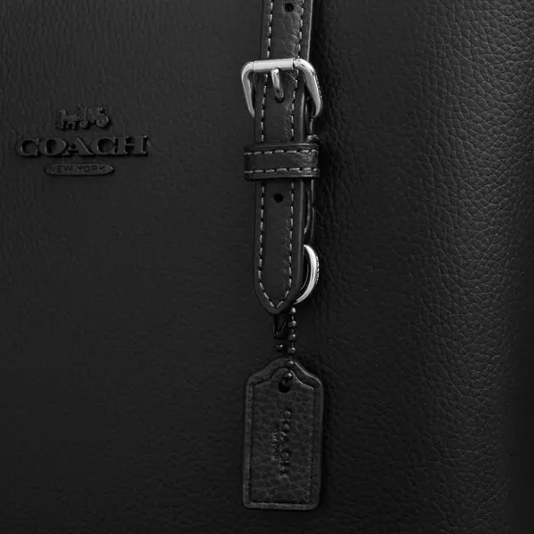 COACH OUTLET Mollie Tote Bag 25 - Silver/black