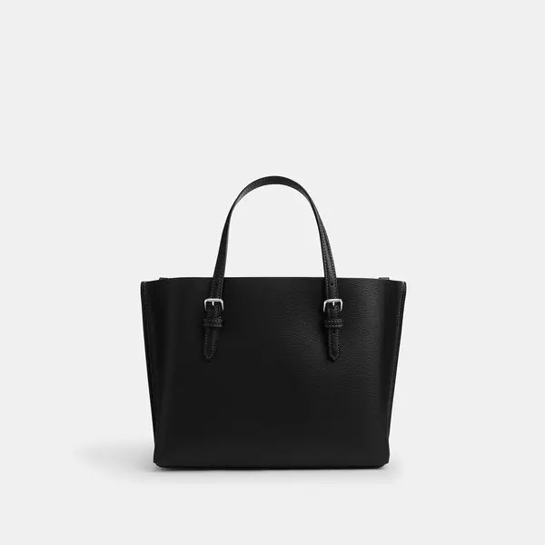 COACH OUTLET Mollie Tote Bag 25 - Silver/black
