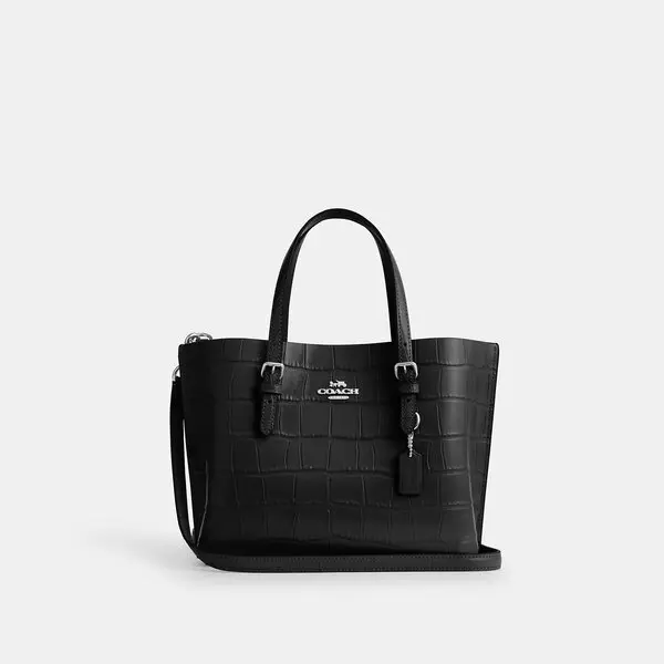 COACH OUTLET Coach Mollie Tote 25 Bag - Silver/black