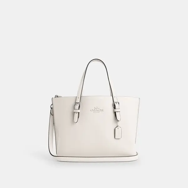 COACH OUTLET Mollie Tote Bag 25 - Silver/chalk