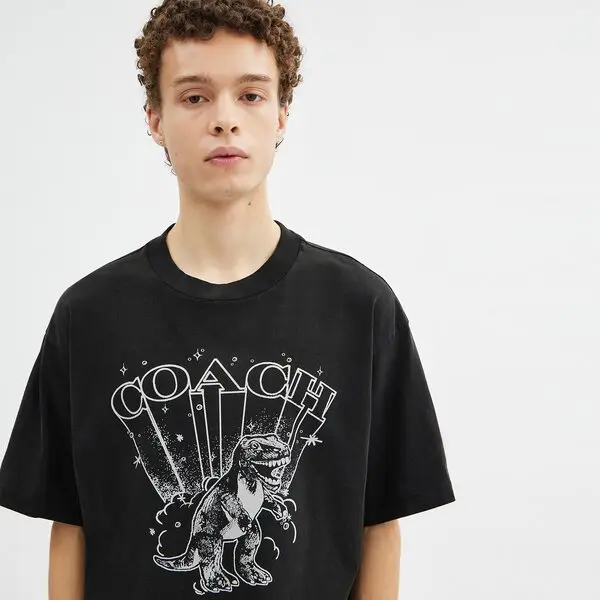 COACH OUTLET T Shirts -rex Relaxed T-shirt In Organic Cotton
