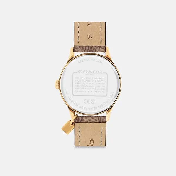 COACH OUTLET Coach Ruby 32mm Watch - Khaki
