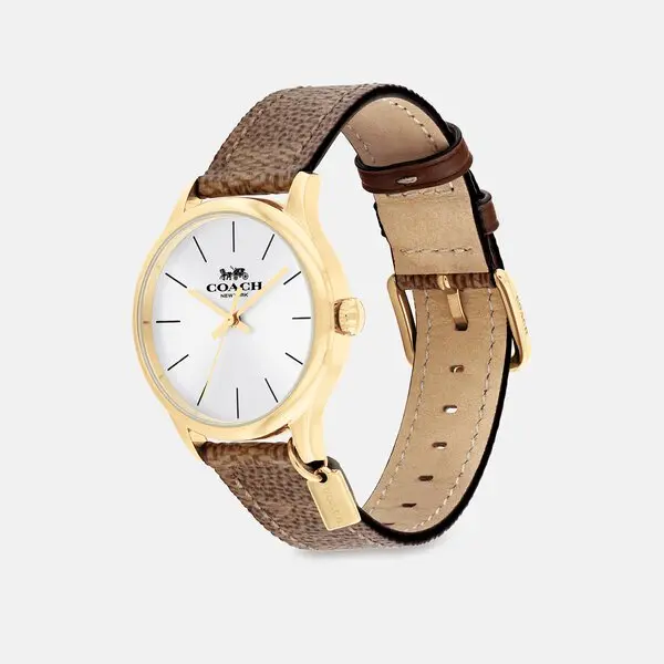 COACH OUTLET Coach Ruby 32mm Watch - Khaki
