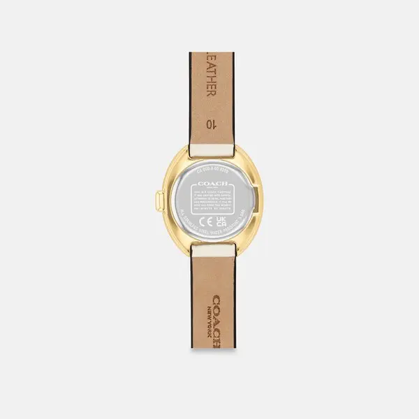 COACH OUTLET Coach Sammy Watch, 22mm - Chalk
