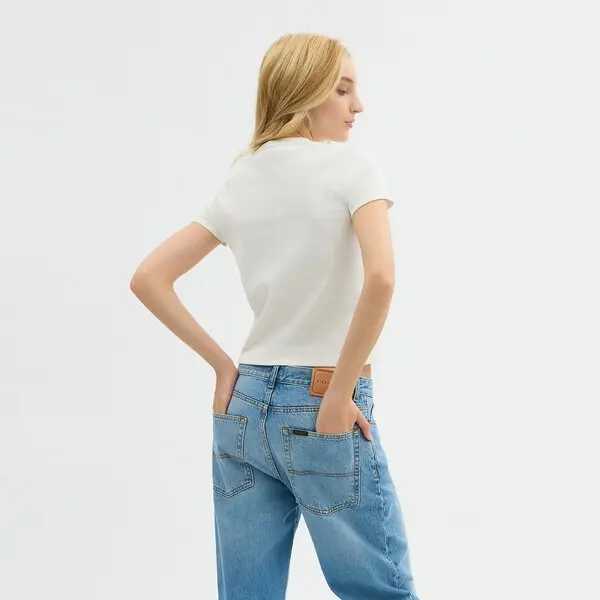 COACH OUTLET Coach New York Ribbed T-shirt - White