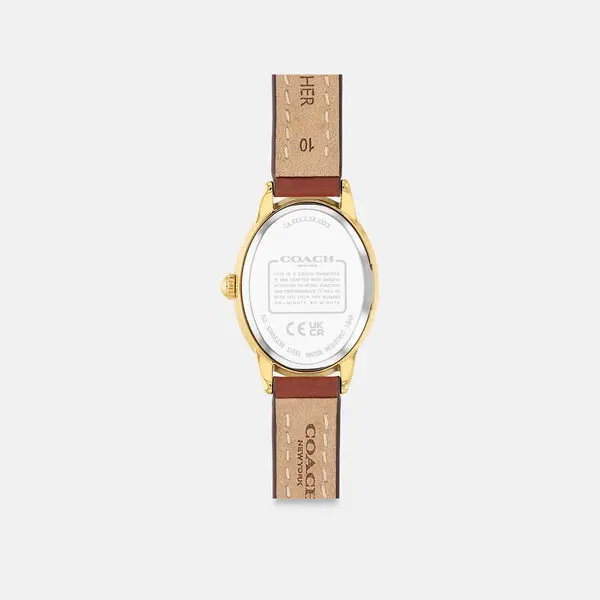 COACH OUTLET Talia Watch, 22mm - Saddle