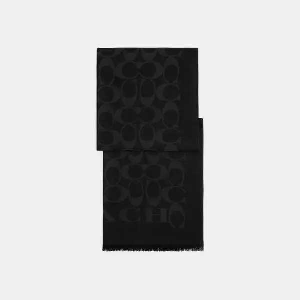 COACH OUTLET Coach Signature Wrap - Black