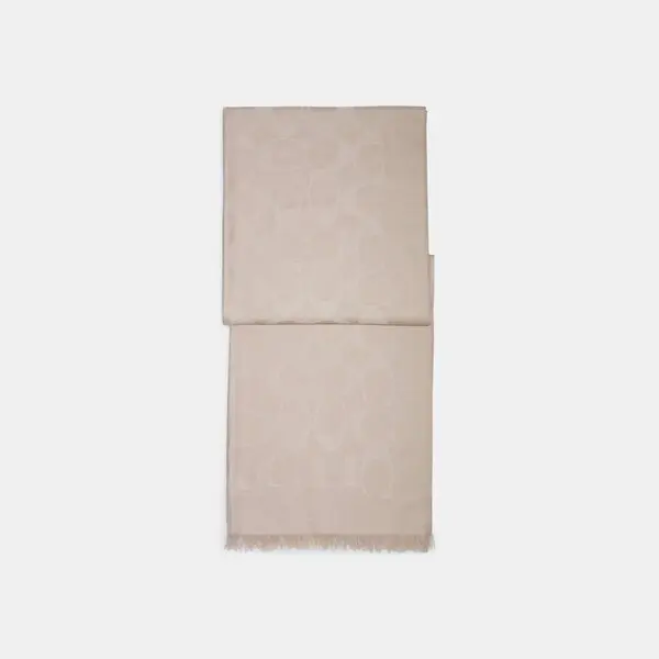 COACH OUTLET Coach Signature Wrap - Oatmeal