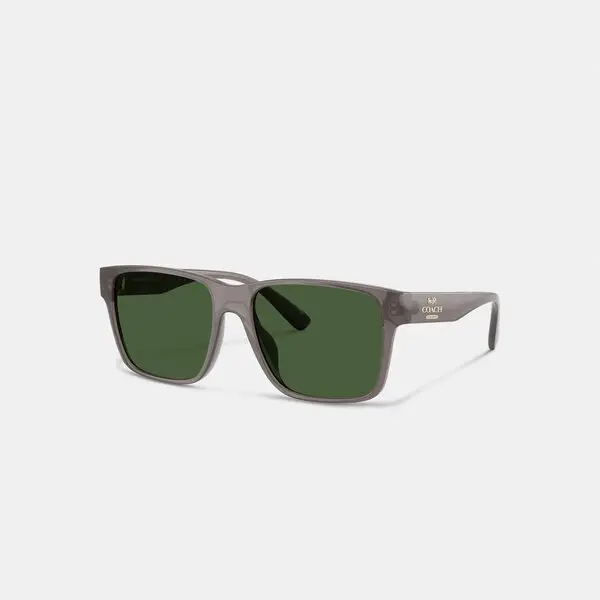COACH OUTLET Square Frame Sunglasses - Transparent Gray