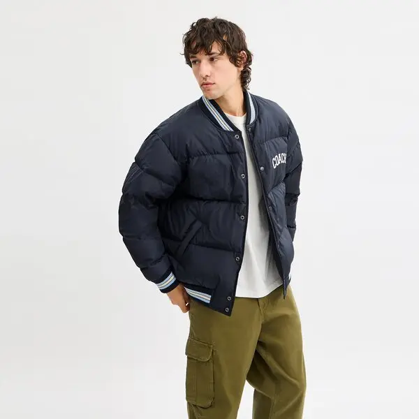 COACH OUTLET Coach Varsity Down Jacket In Recycled Polyester