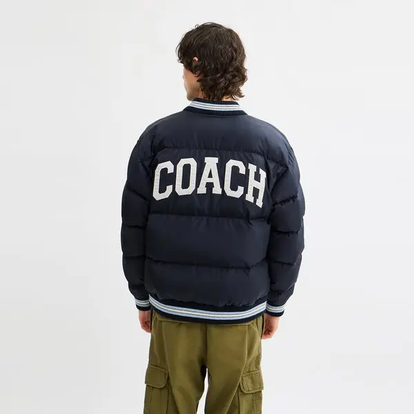 COACH OUTLET Coach Varsity Down Jacket In Recycled Polyester